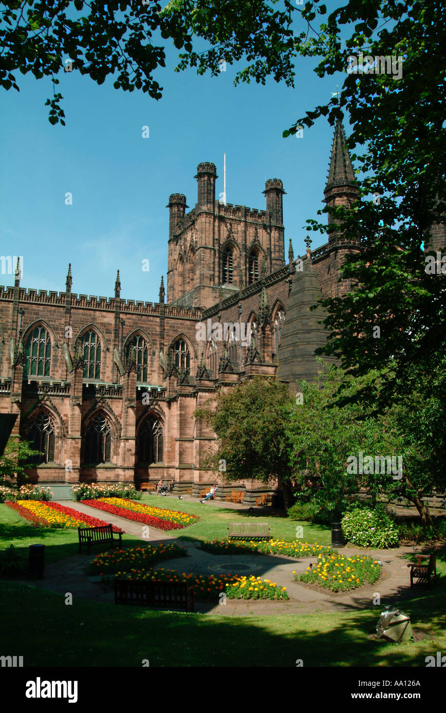 Chester Cathedral Chester Cheshire England UK Stock Photo - Alamy