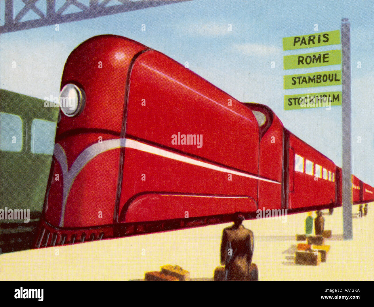 1950 train hi-res stock photography and images - Alamy
