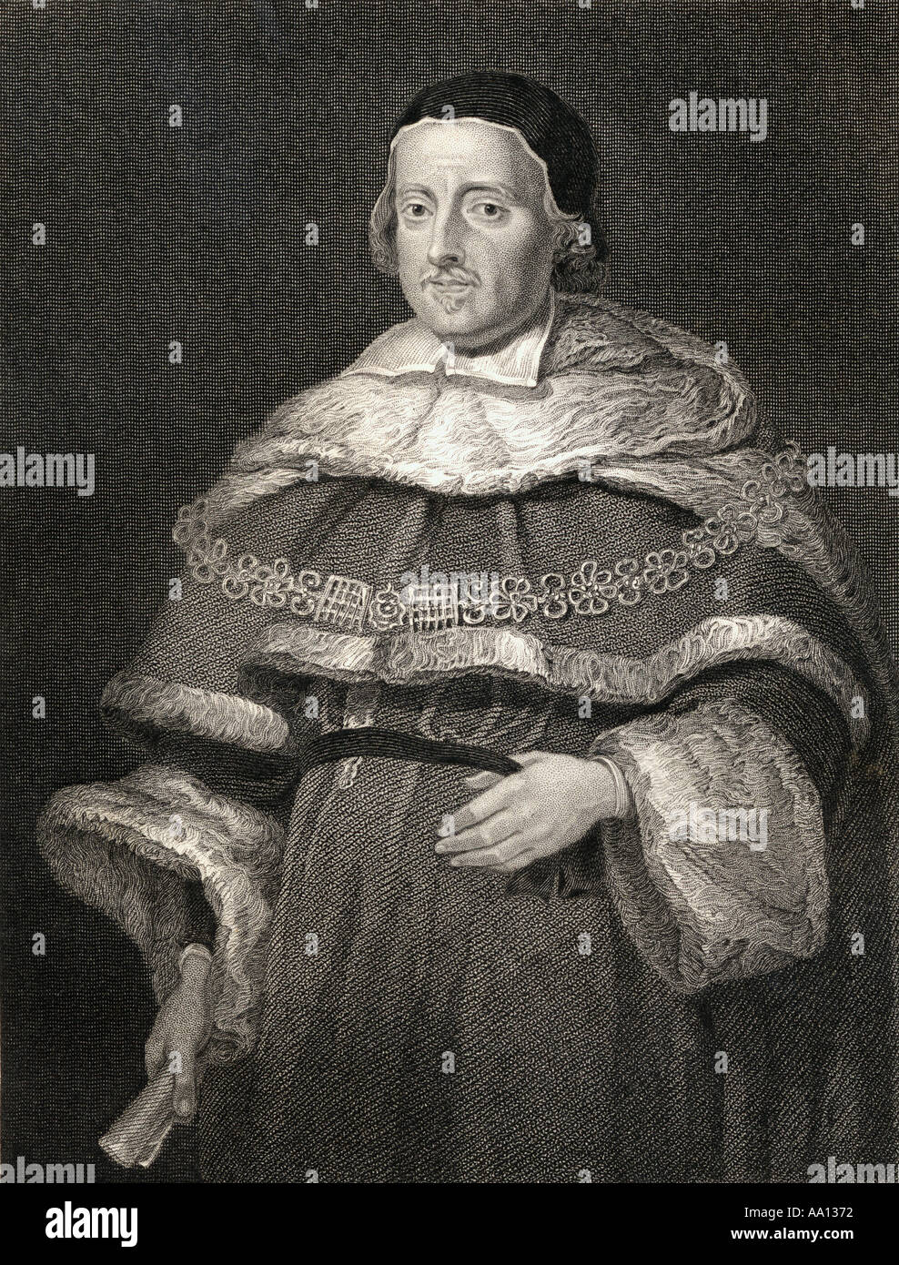 Sir Matthew Hale, 1609 - 1676 English barrister, judge and lawyer Stock ...