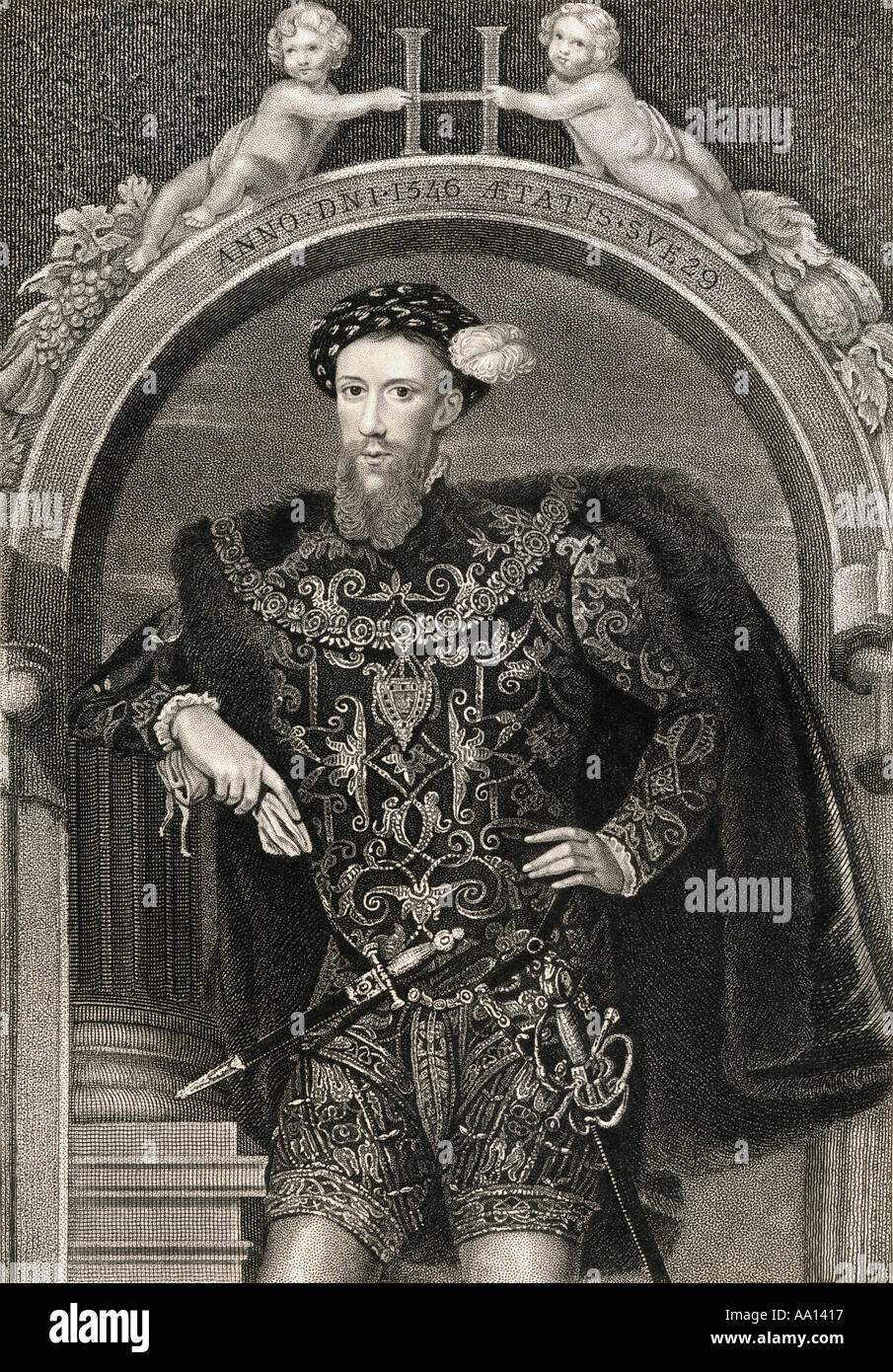 Henry Howard, Earl of Surrey, 1517 -1547. English aristocrat and poet ...