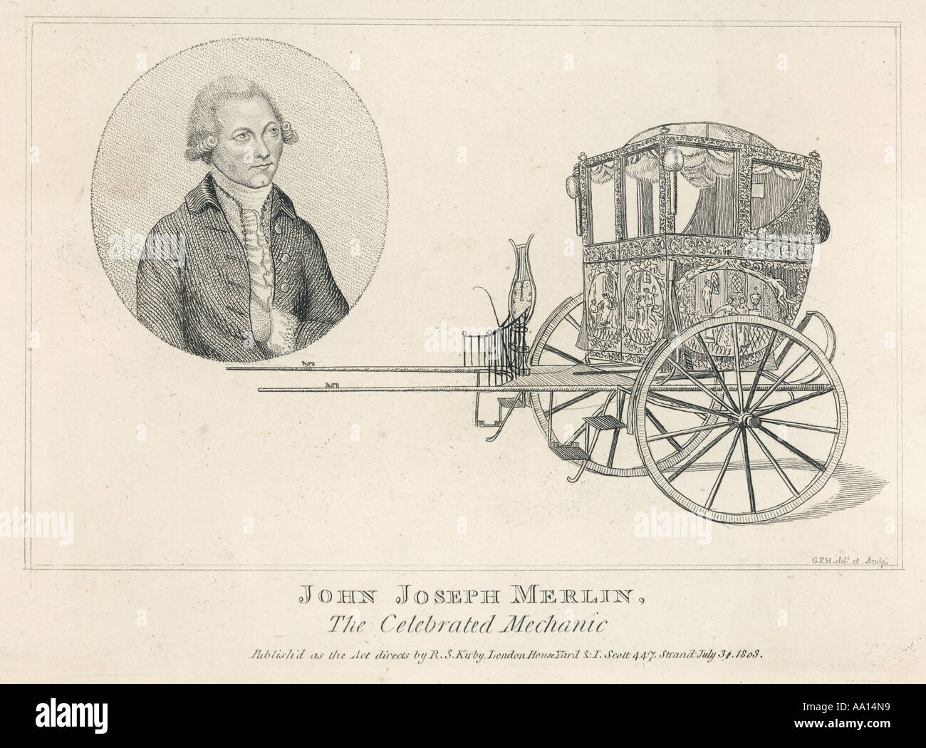 John Joseph Merlin Stock Photo - Alamy