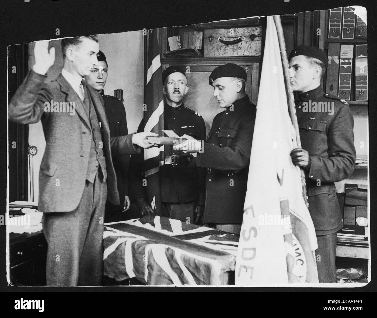 British historical flag Black and White Stock Photos & Images - Alamy