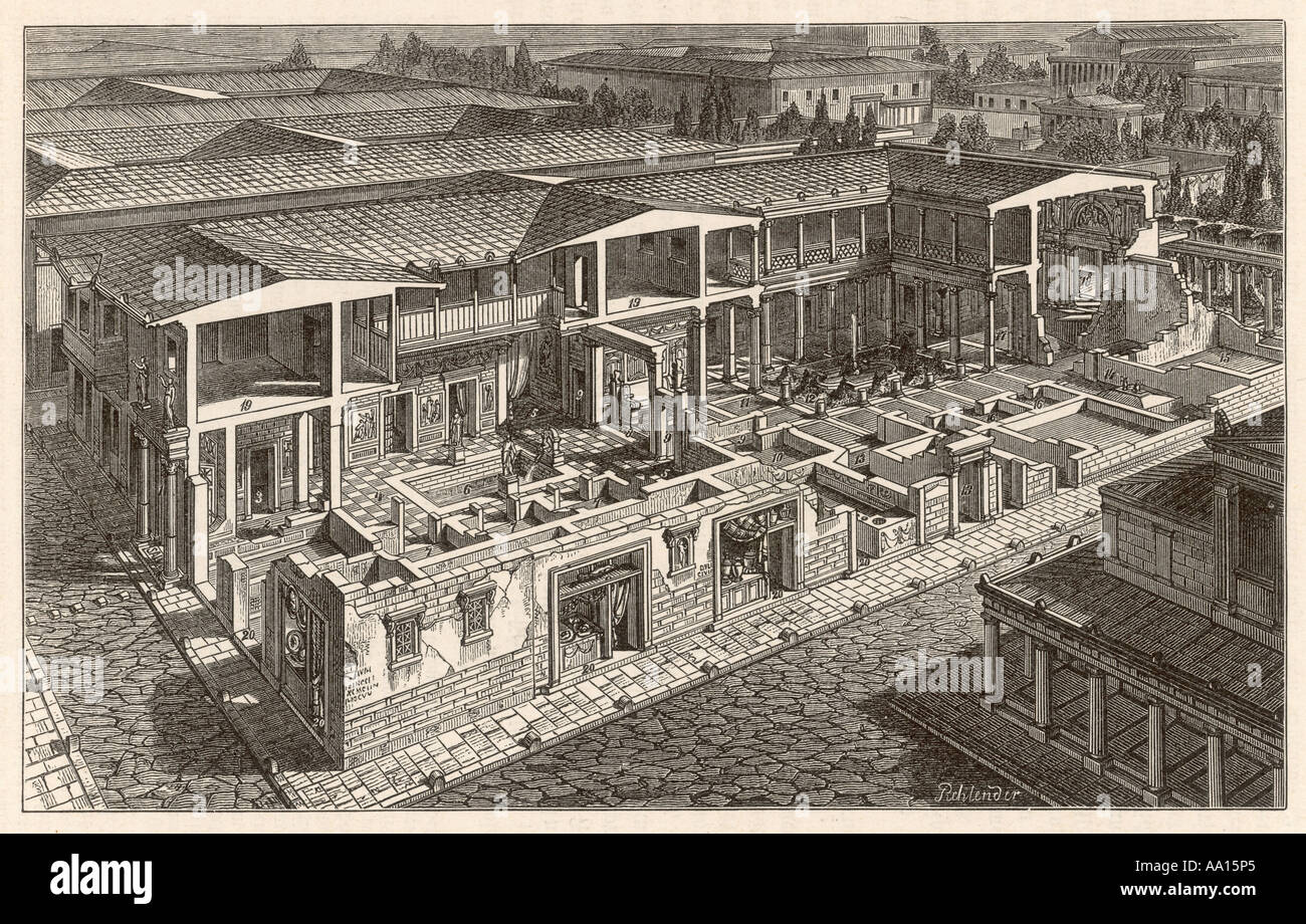 Layout roman home hi-res stock photography and images - Alamy