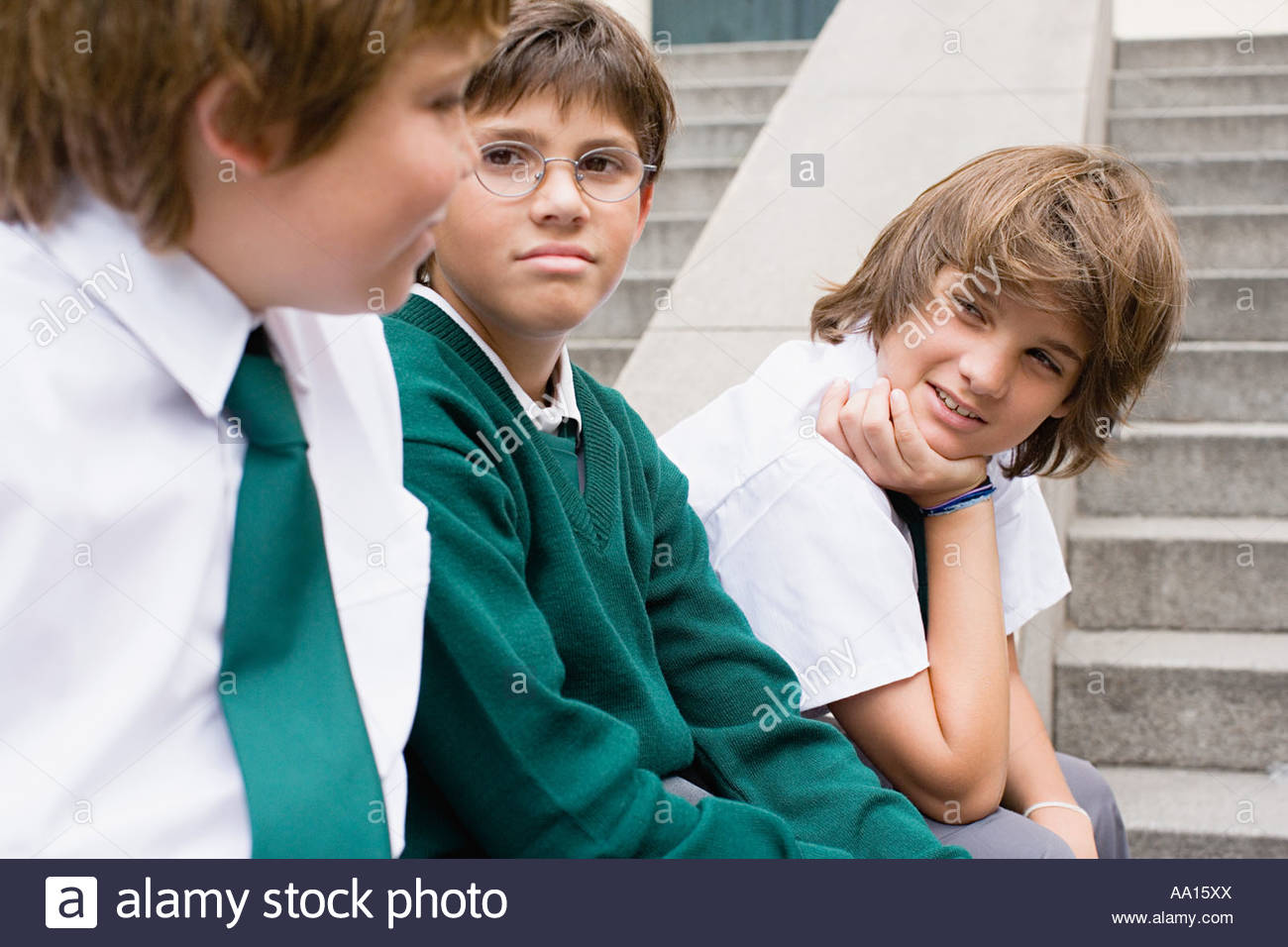School Friends Talking Stock Photos & School Friends Talking Stock ...