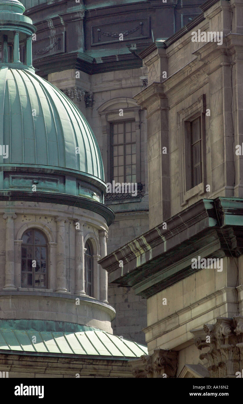 Domes on the cathedral Mary Queen of the World Montreal Quebec Canada ...