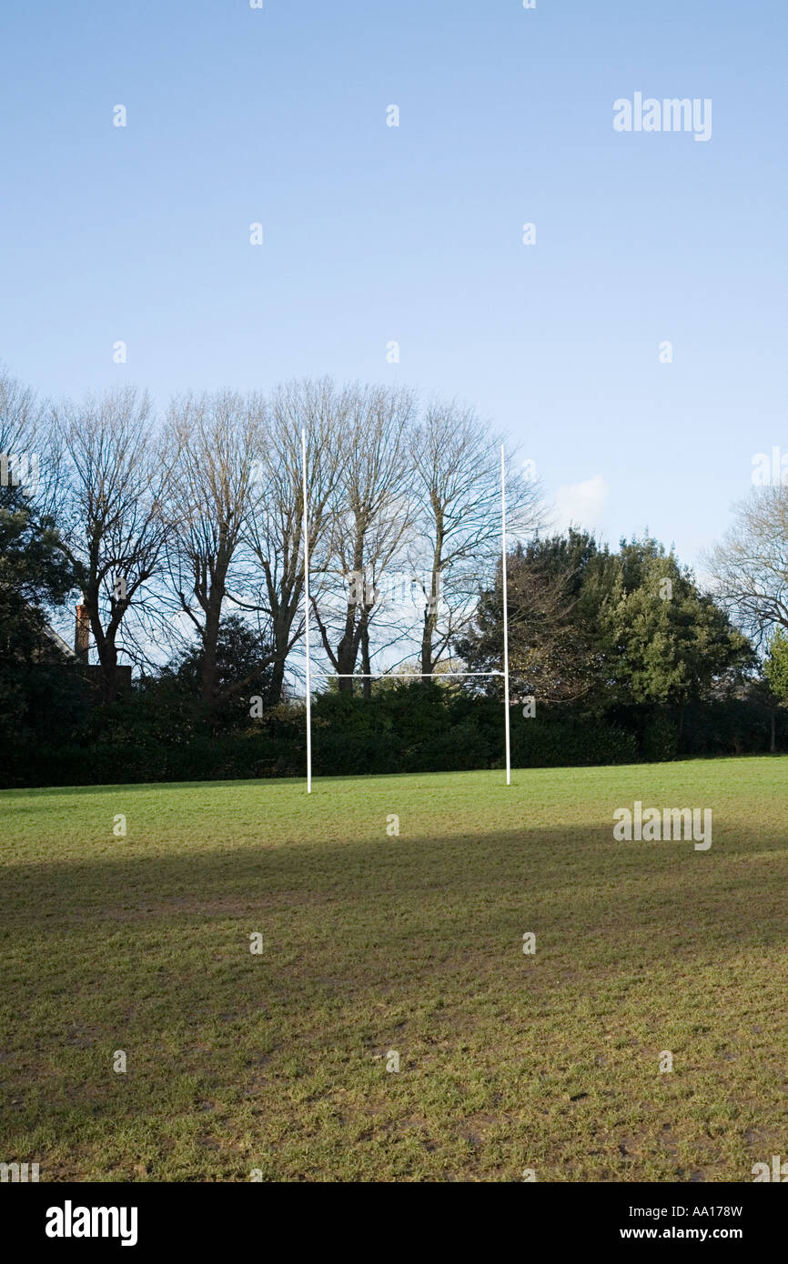Rugby pitch Stock Photo - Alamy