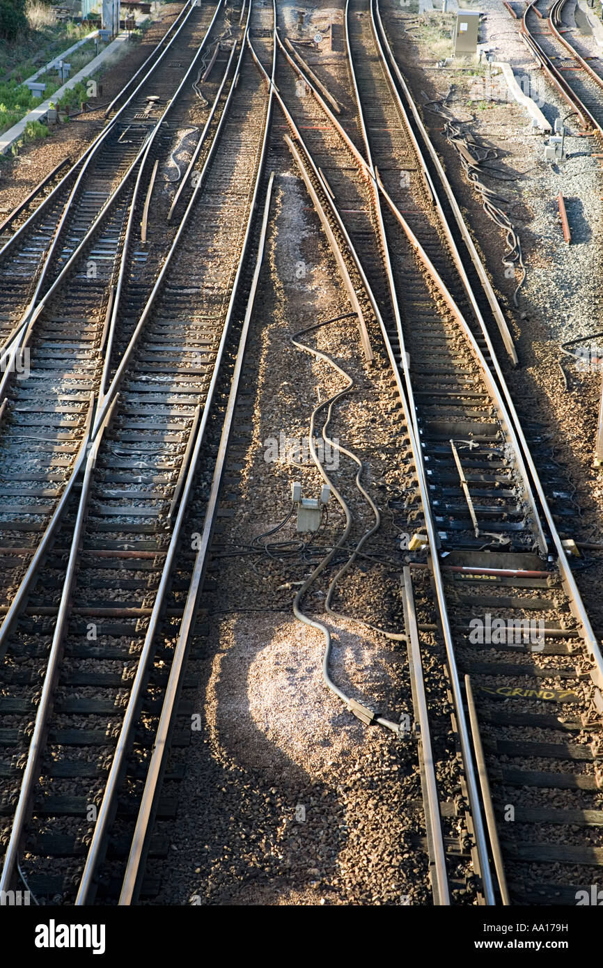 Railway joining hi-res stock photography and images - Alamy