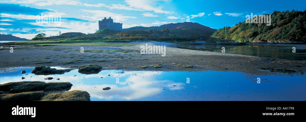 Tioram Castle in Ardnamurchan Scotland UK Stock Photo - Alamy