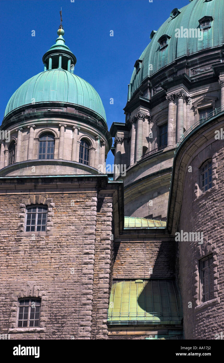Domes on the cathedral Mary Queen of the World Montreal Quebec Canada ...