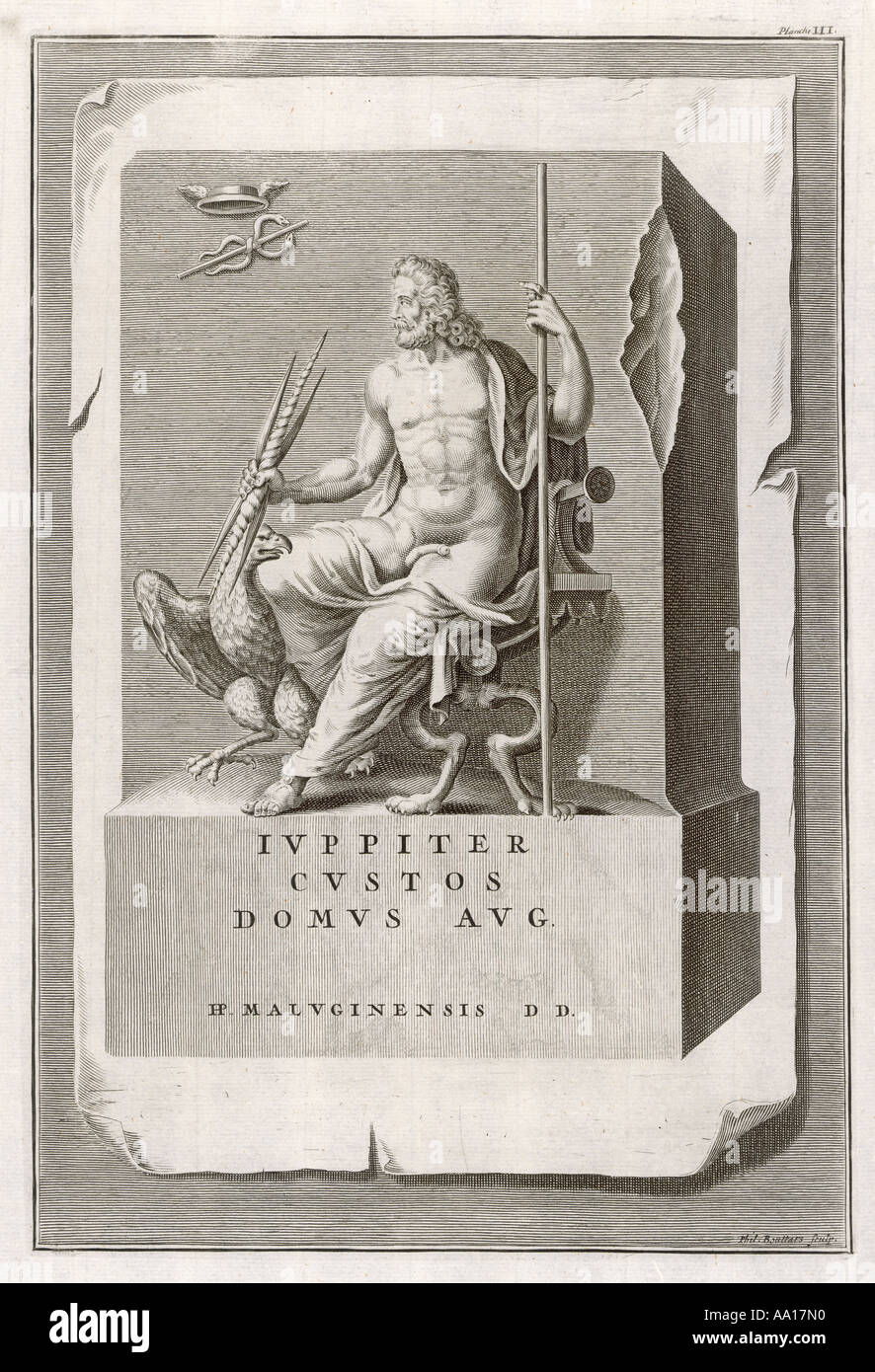 Zeus Jupiter Seated Stock Photo - Alamy