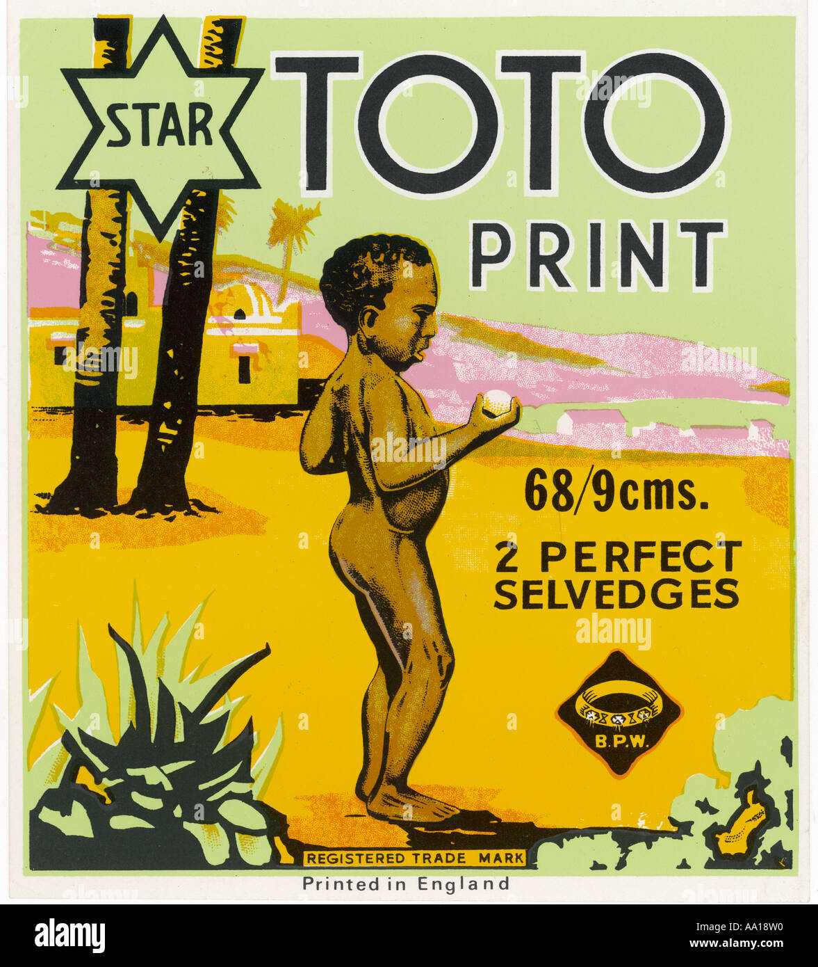 African Product Label Stock Photo - Alamy