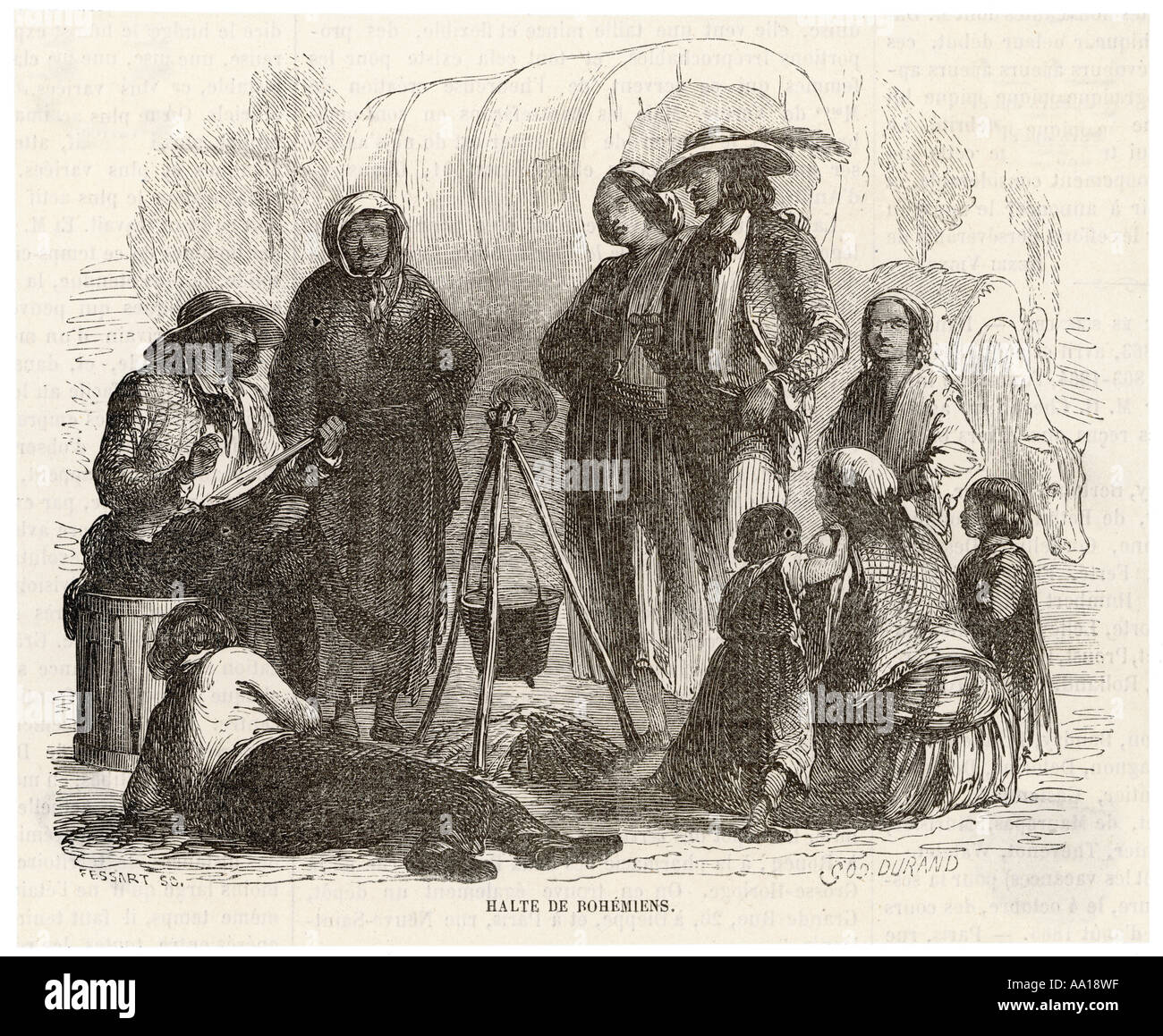 Types gipsies hi-res stock photography and images - Alamy