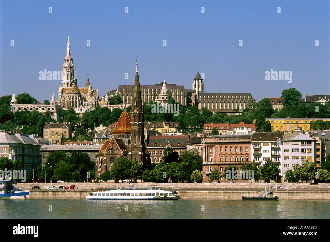 Hungary Buda View of Buda Stock Photo - Alamy