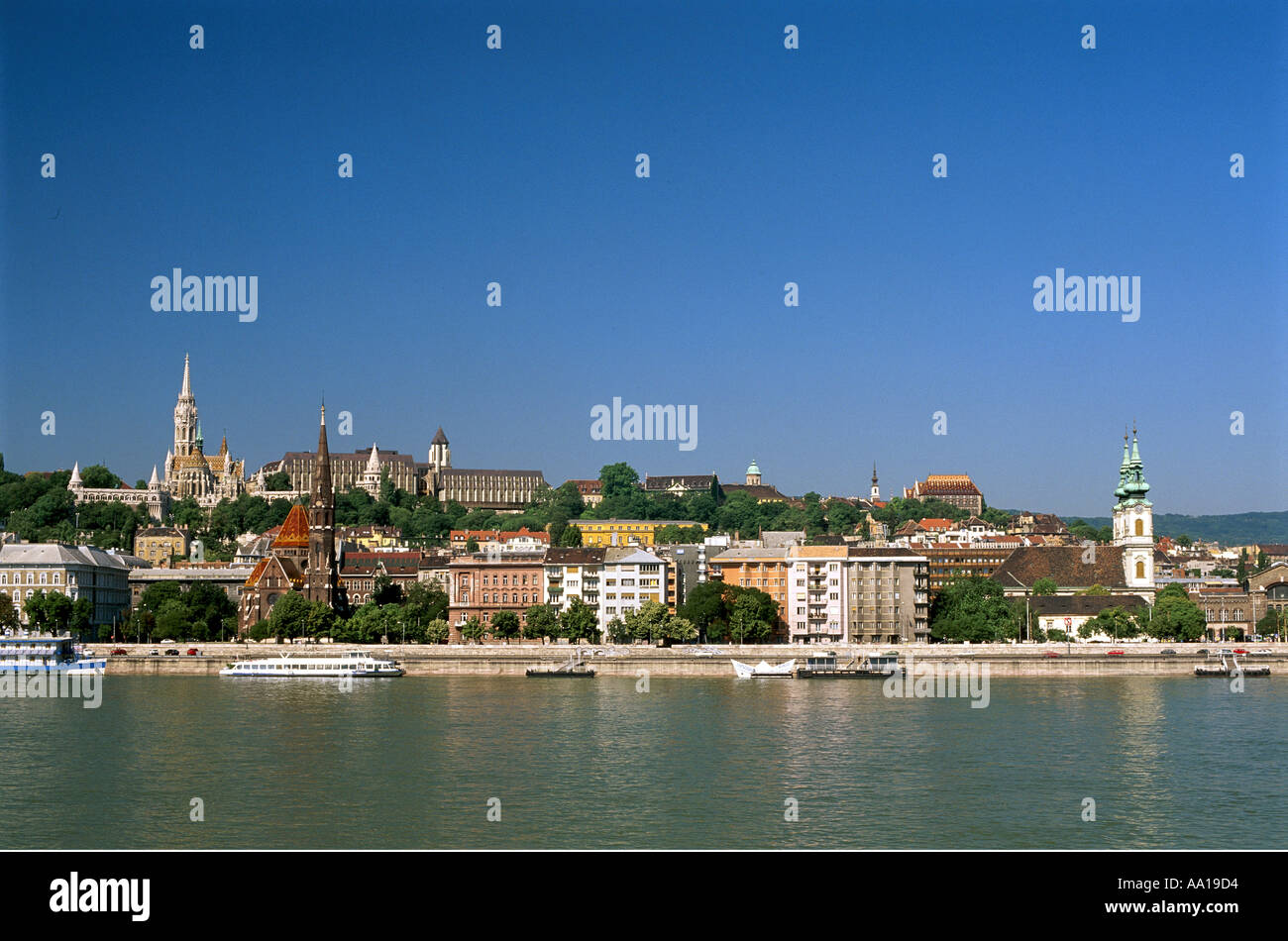 Hungary Buda View of Buda Stock Photo - Alamy