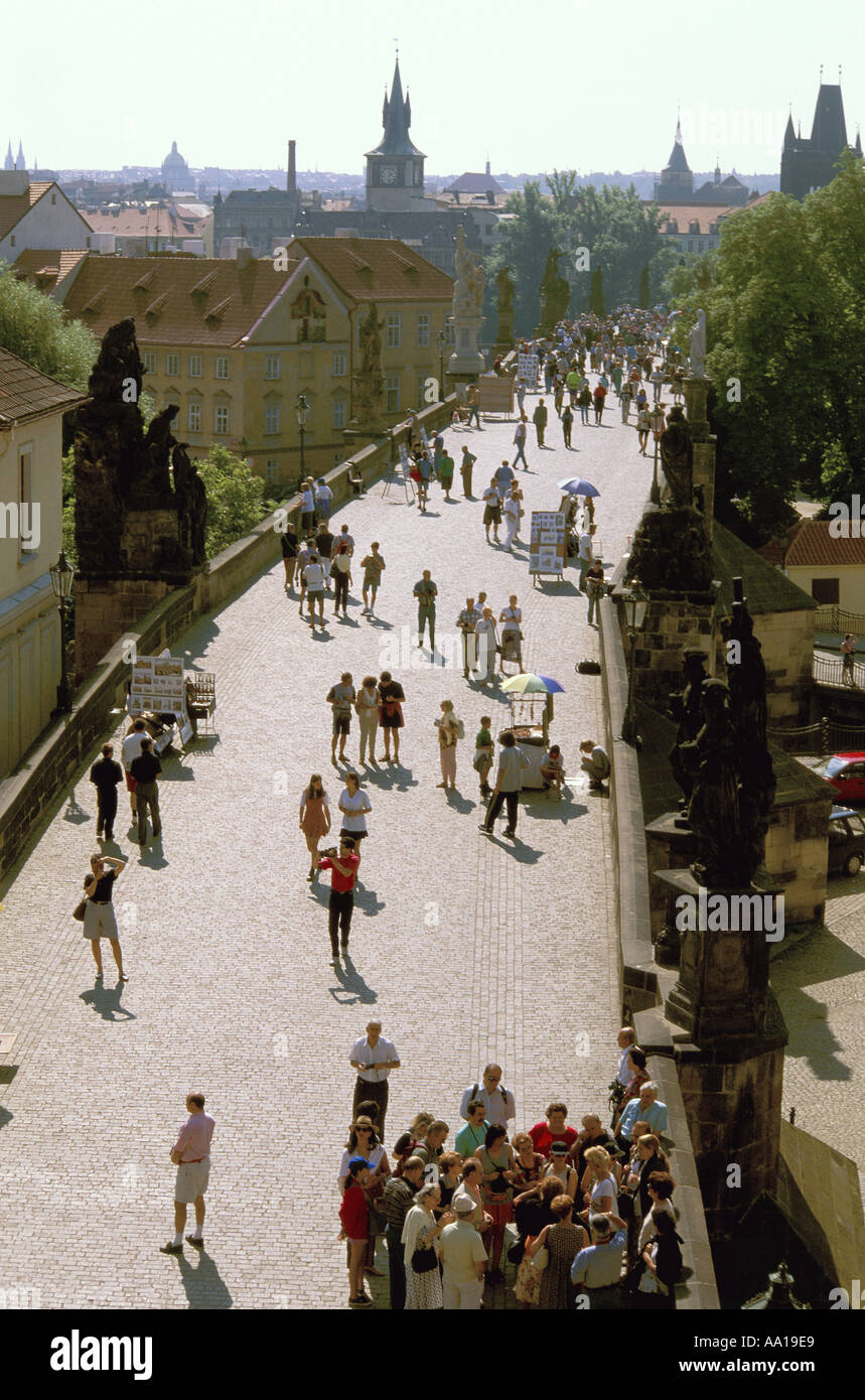 Czechoslovakia Praha Charles Bridge Stock Photo - Alamy
