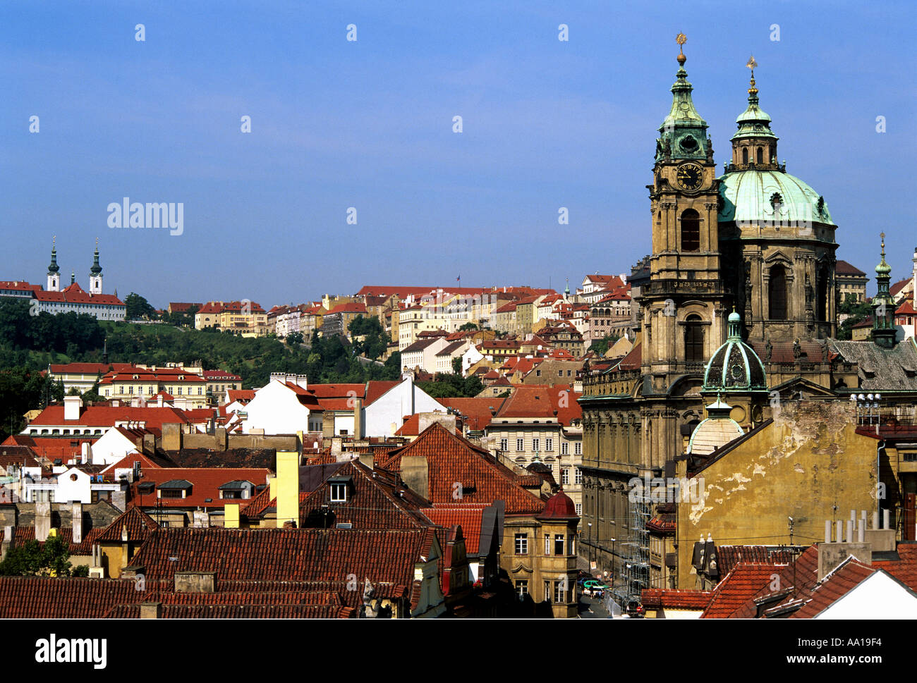 Czechoslovakia Praha St Nicolas Church Stock Photo - Alamy
