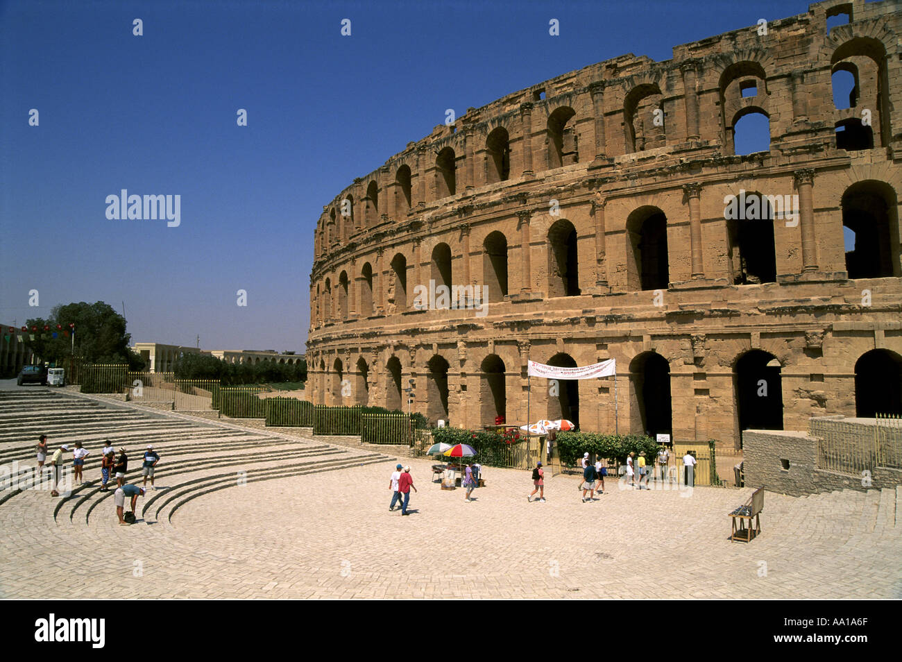 Tunisia El Djem Amphitheater Stock Photo - Alamy