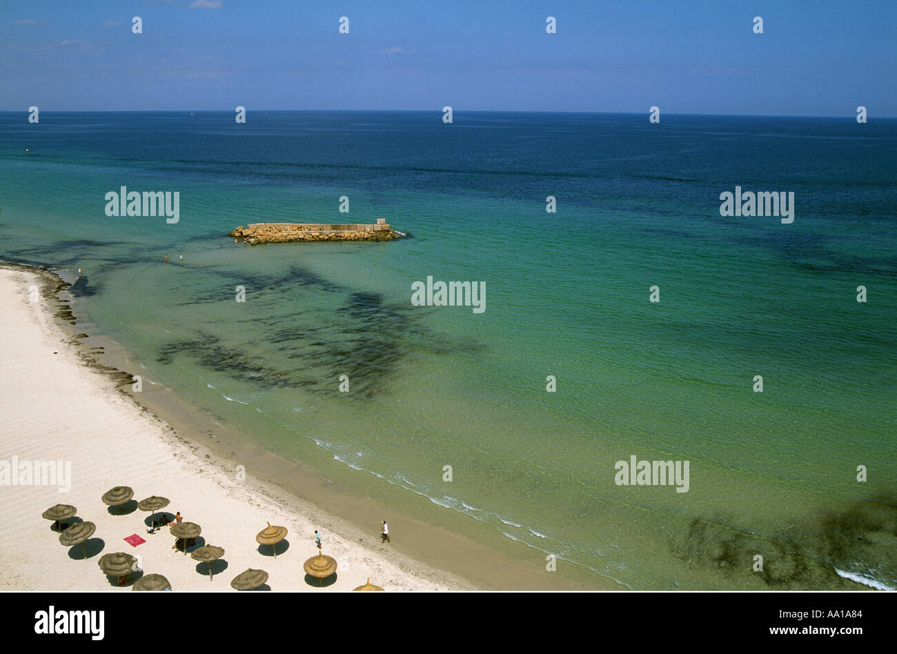 Tunisia Sousse Beach Stock Photo - Alamy