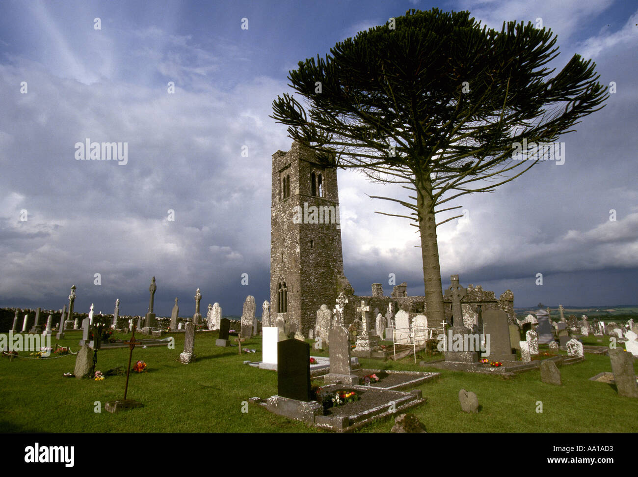 Ireland The Burren Scenic Route Stock Photo - Alamy