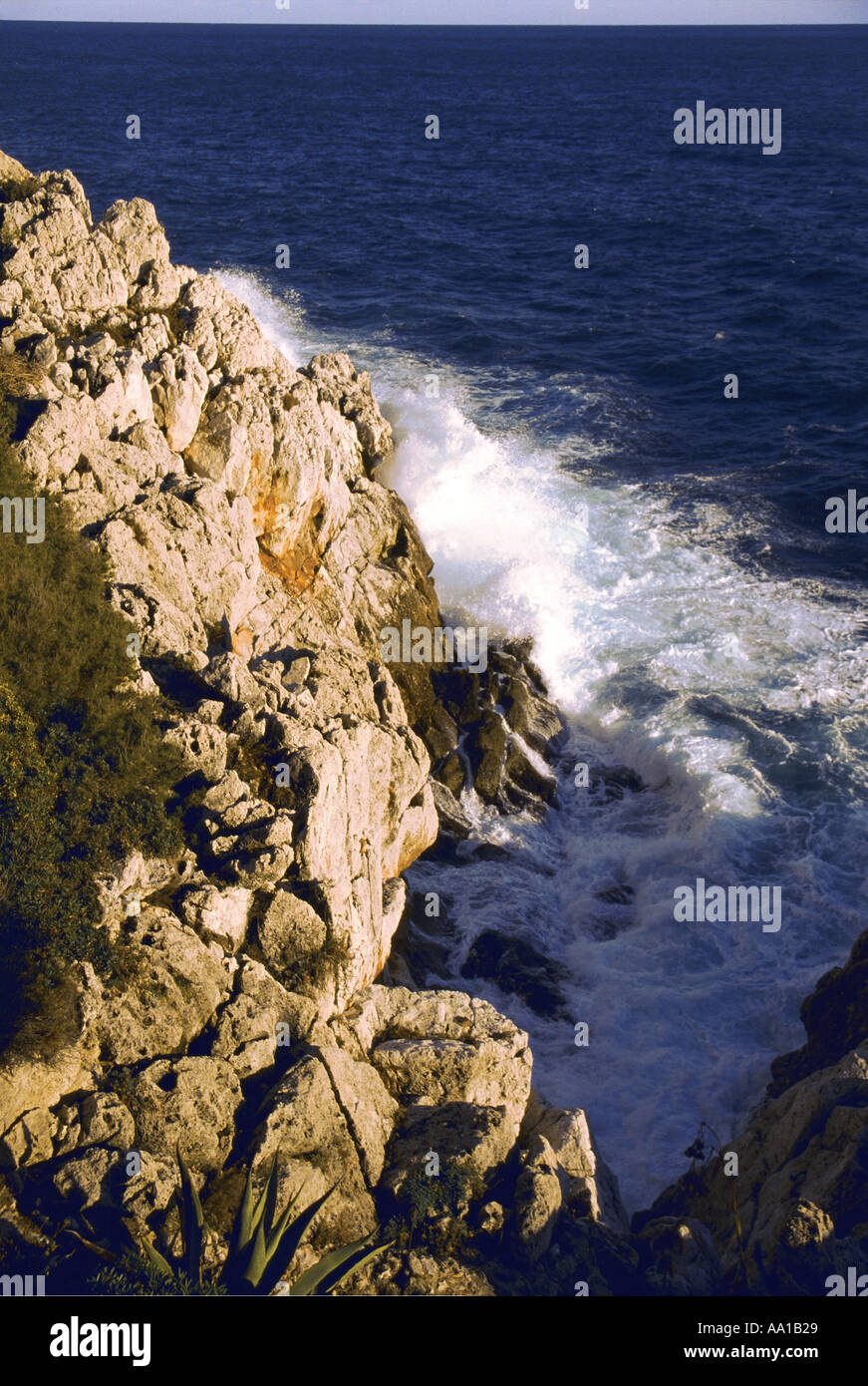 French Riviera Cap Martin Stock Photo - Alamy