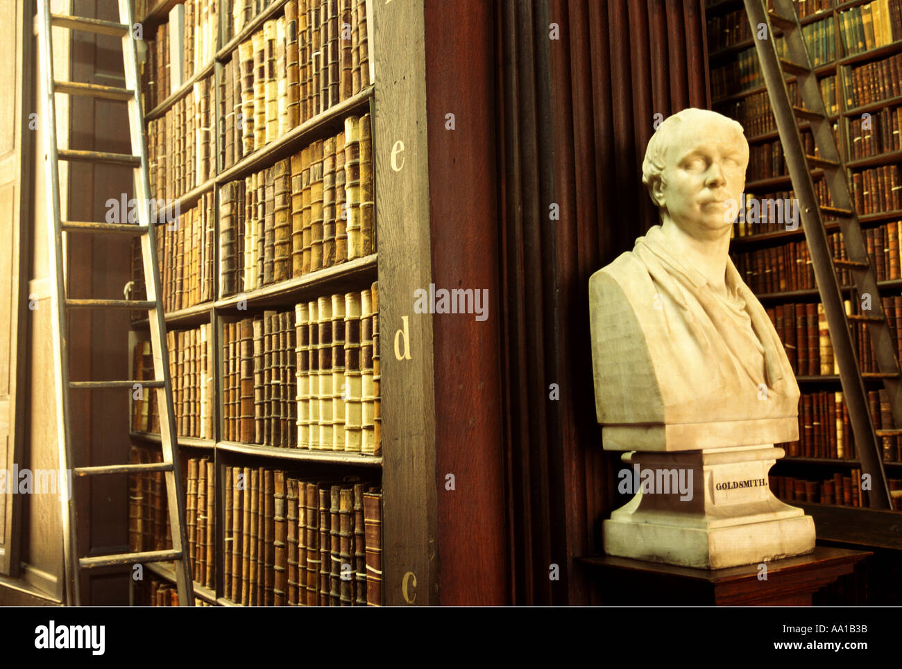 Ireland University of Dublin Trinity College Old Library Stock Photo ...