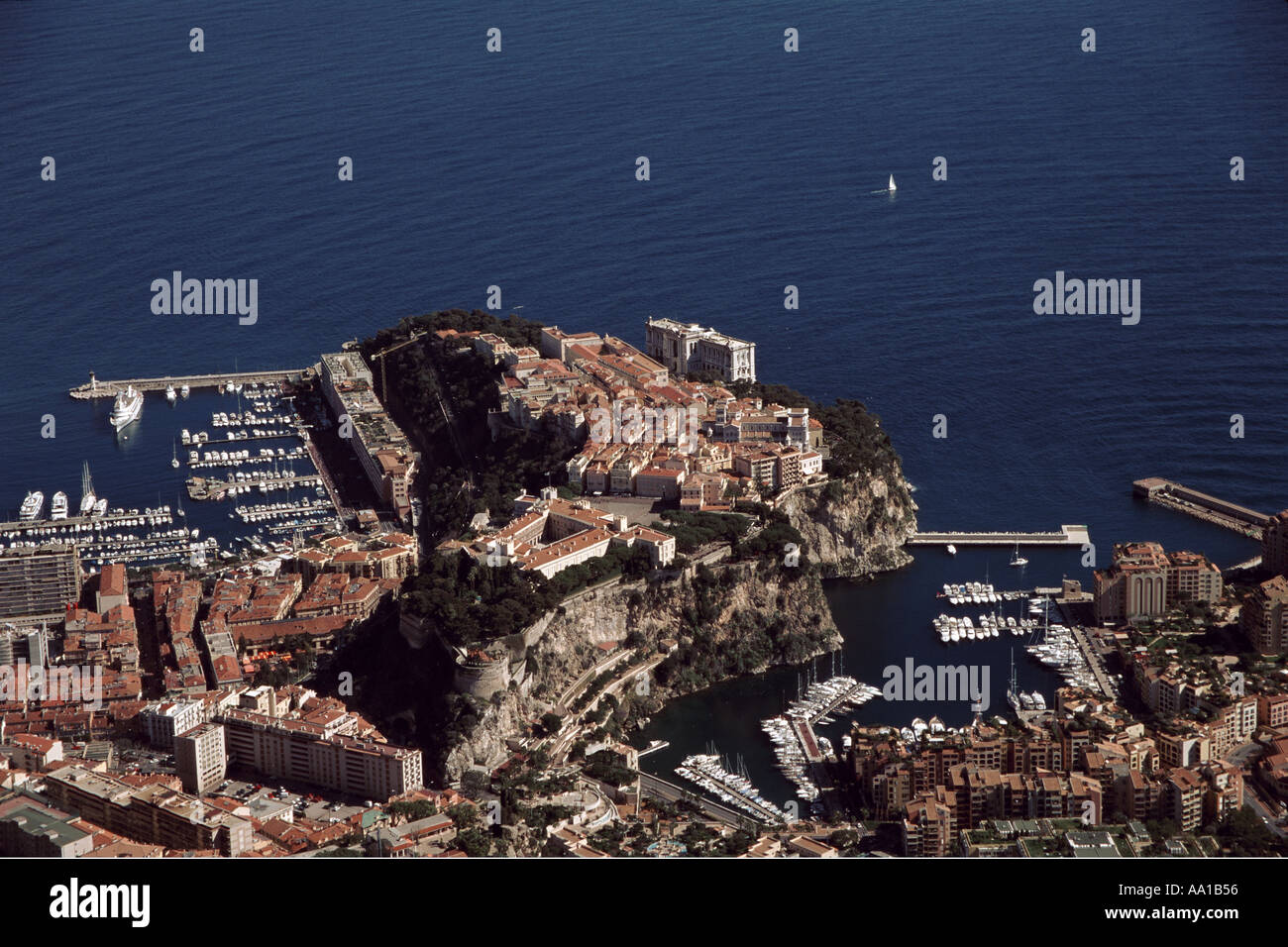 French Riviera Monaco Stock Photo - Alamy