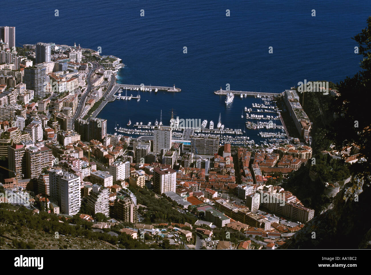 French Riviera Monaco Stock Photo - Alamy