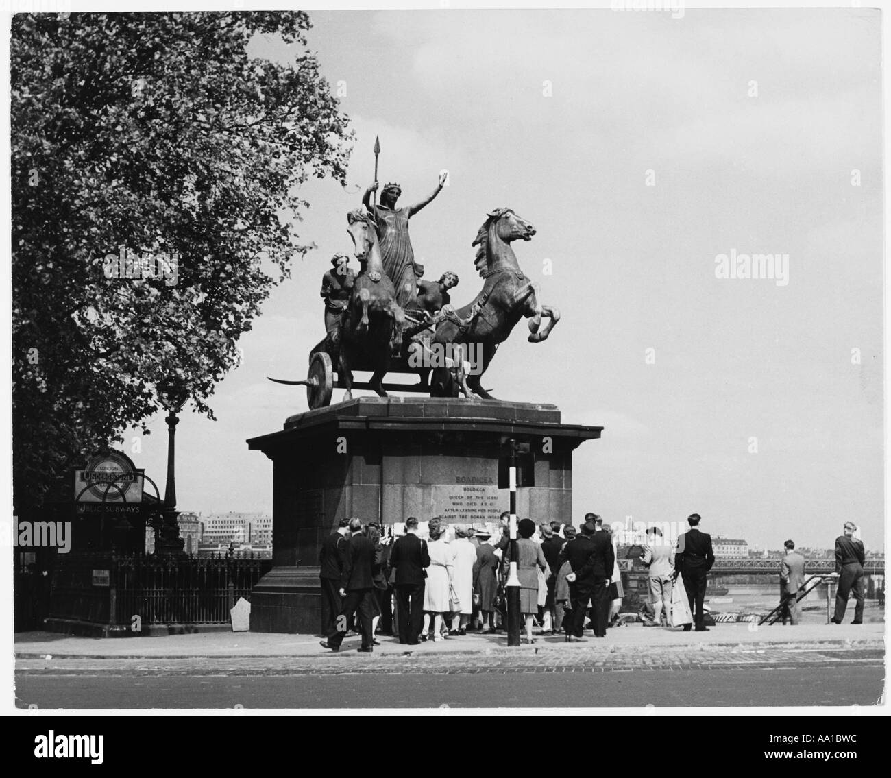 Statue Of Boadicea Stock Photo - Alamy