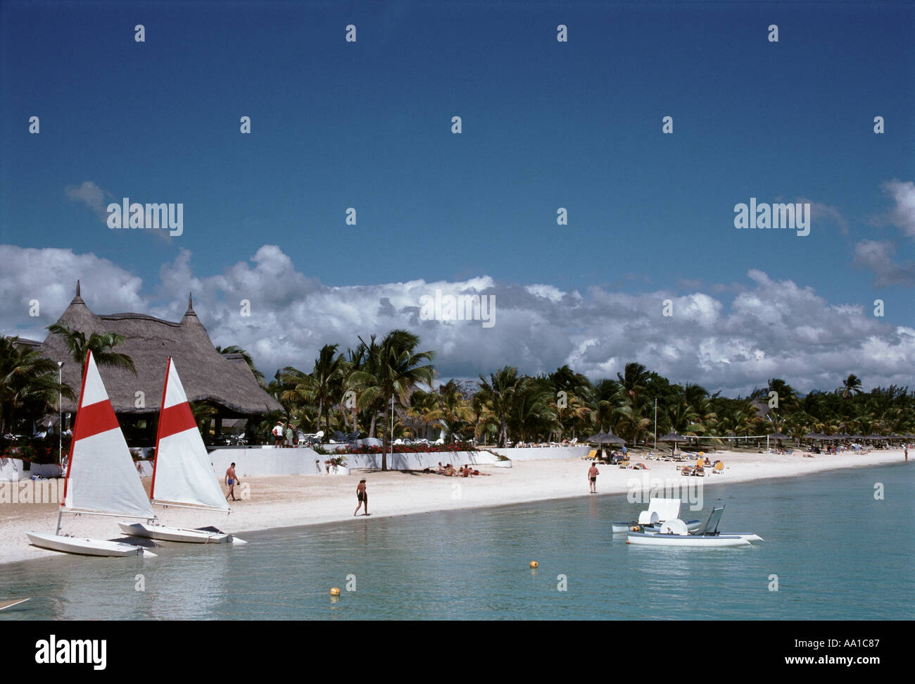 Mauritius East Coast Lagoon Stock Photo - Alamy