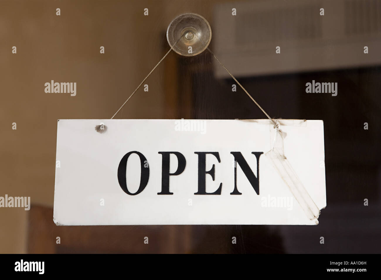 Old black and white open sign hi-res stock photography and images - Alamy