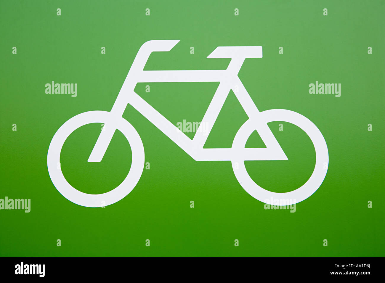 Cycle path sign Stock Photo - Alamy