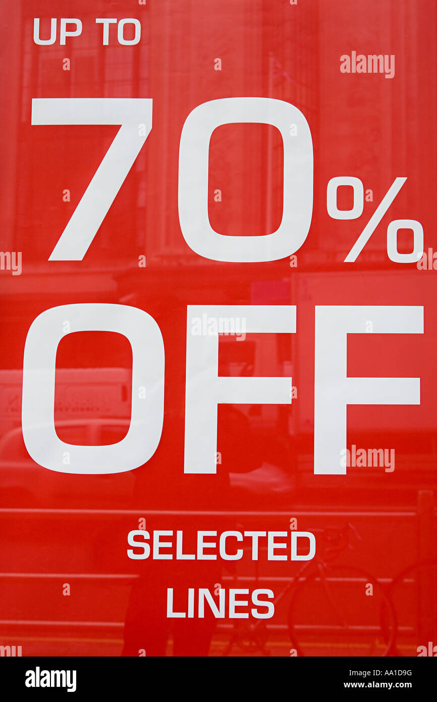 Red sale poster hi-res stock photography and images - Alamy