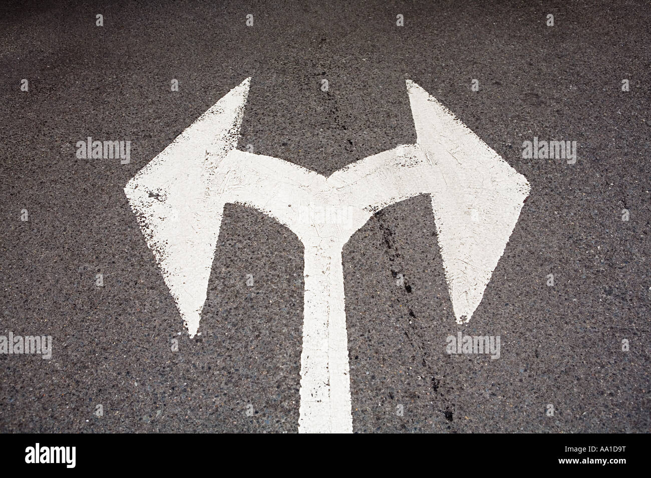 Road Marking Arrow High Resolution Stock Photography and Images - Alamy