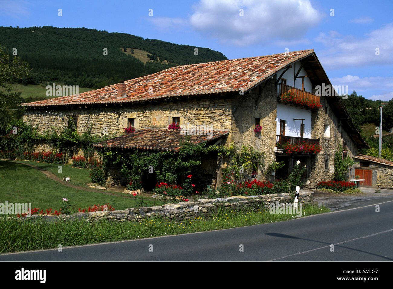 Spain The Basque Country House House Stock Photo - Alamy