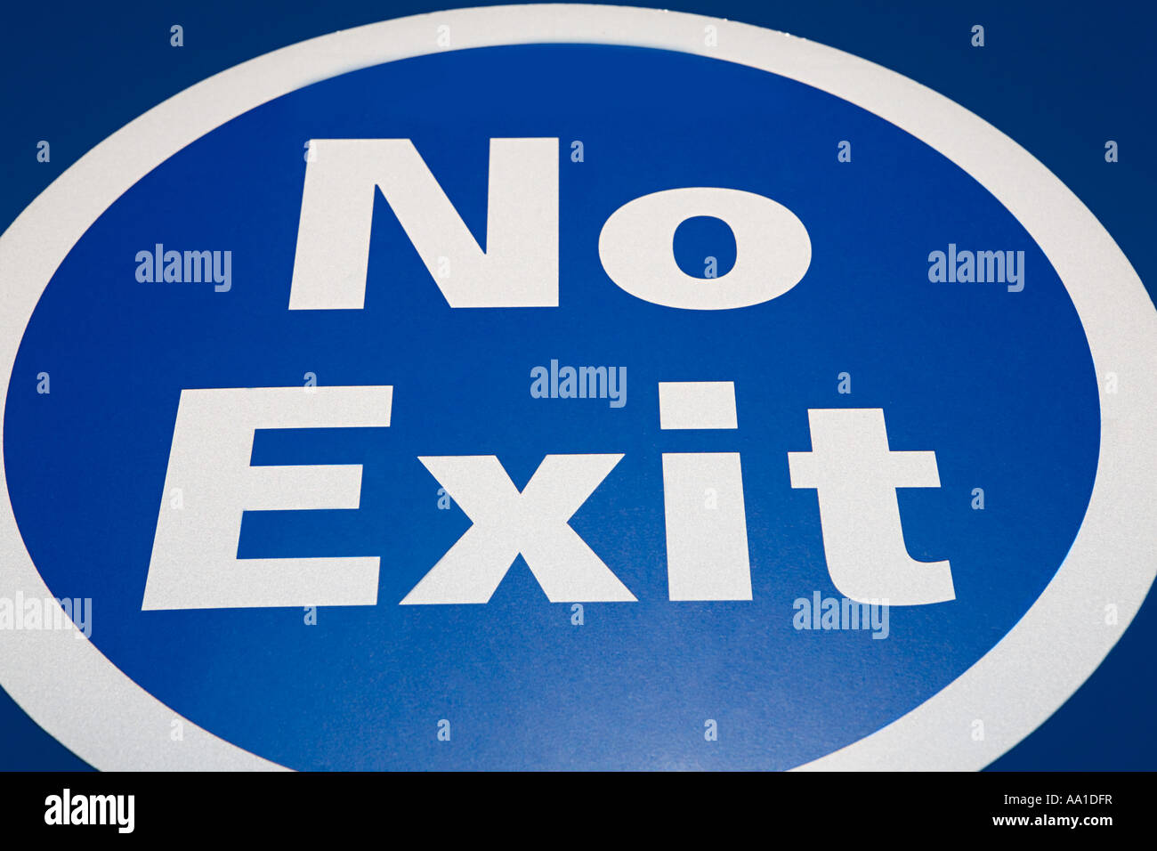 No Exit Sign Stock Photo Alamy no-exit-sign-stock-photo-alamy