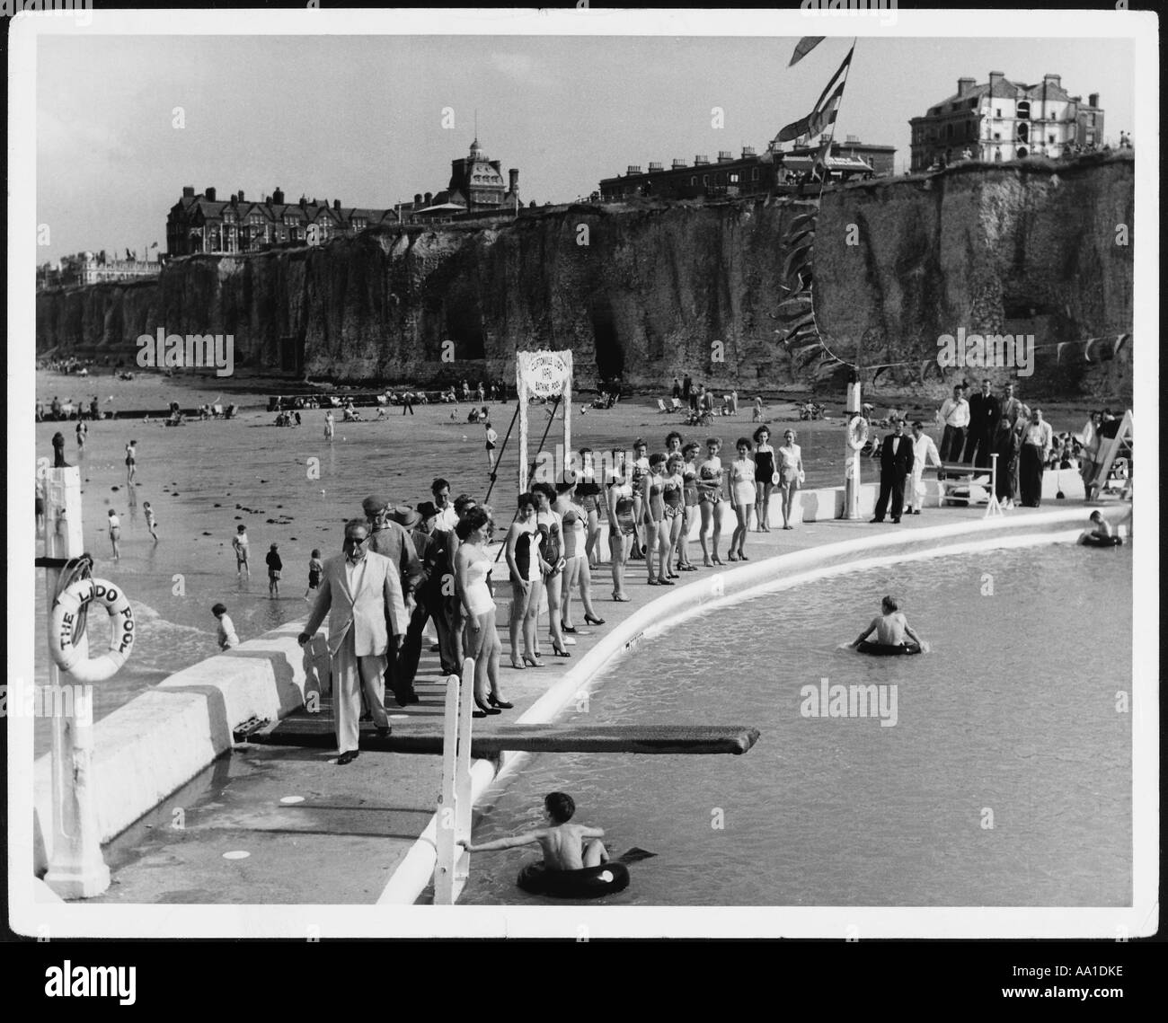 1950s beauty contest Black and White Stock Photos & Images - Alamy