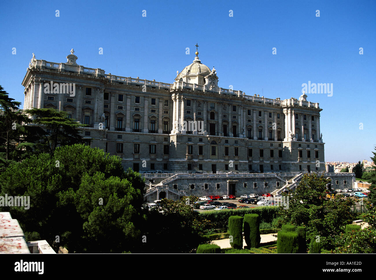 Spain Madrid Royal Palace Spain Stock Photo - Alamy