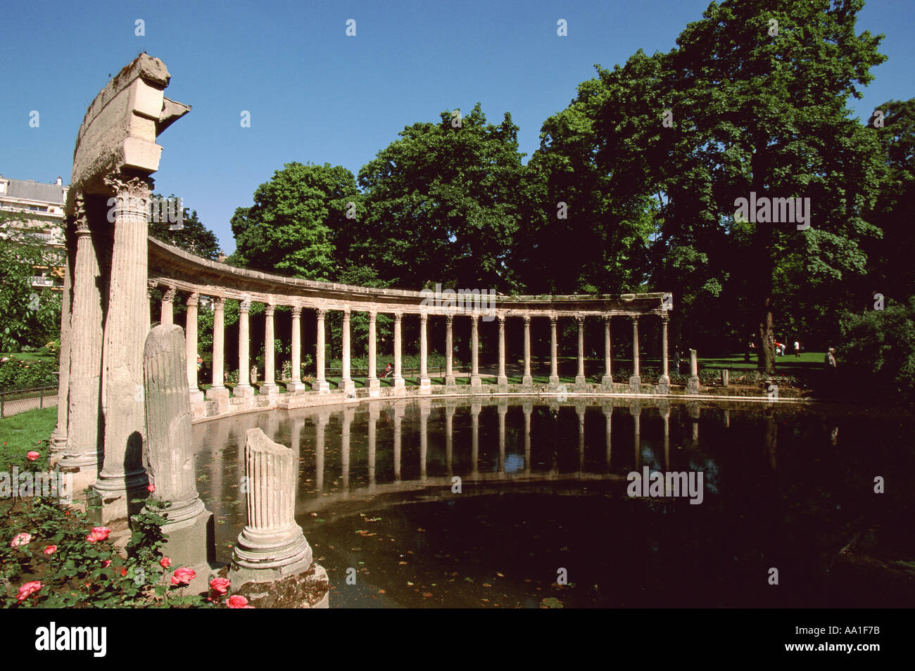 Paris Parc Monceau Stock Photo - Alamy