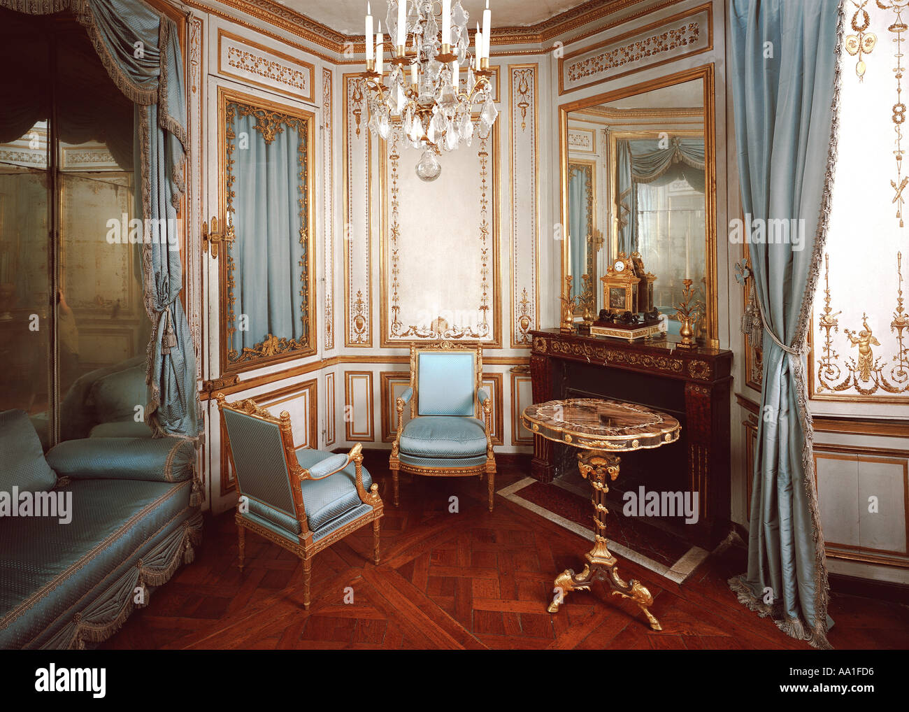 Palace of Versailles Meridienne Stock Photo - Alamy