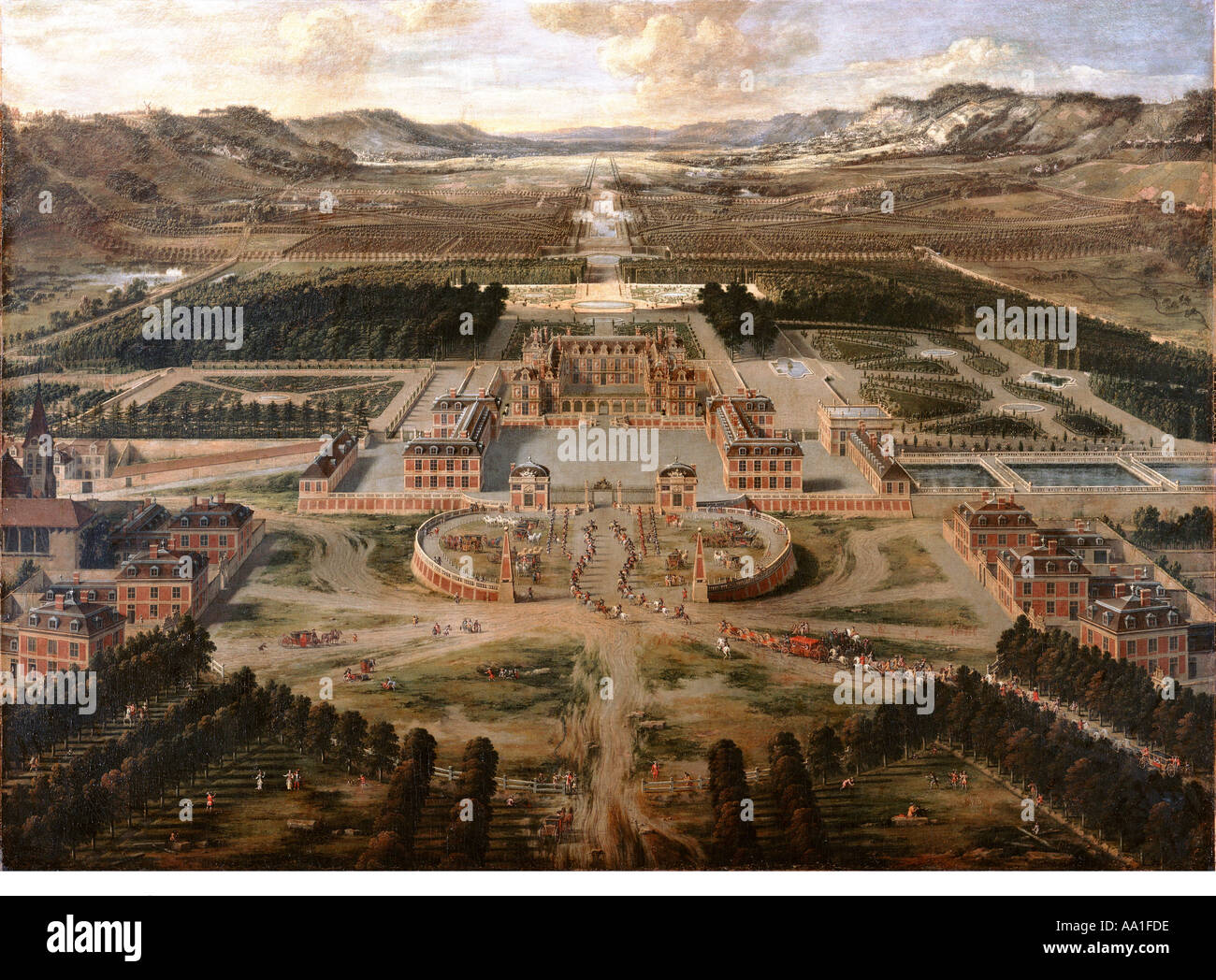 Palace of Versailles Le Grand Trianon 1773 Par Pierre Denis Martin ...