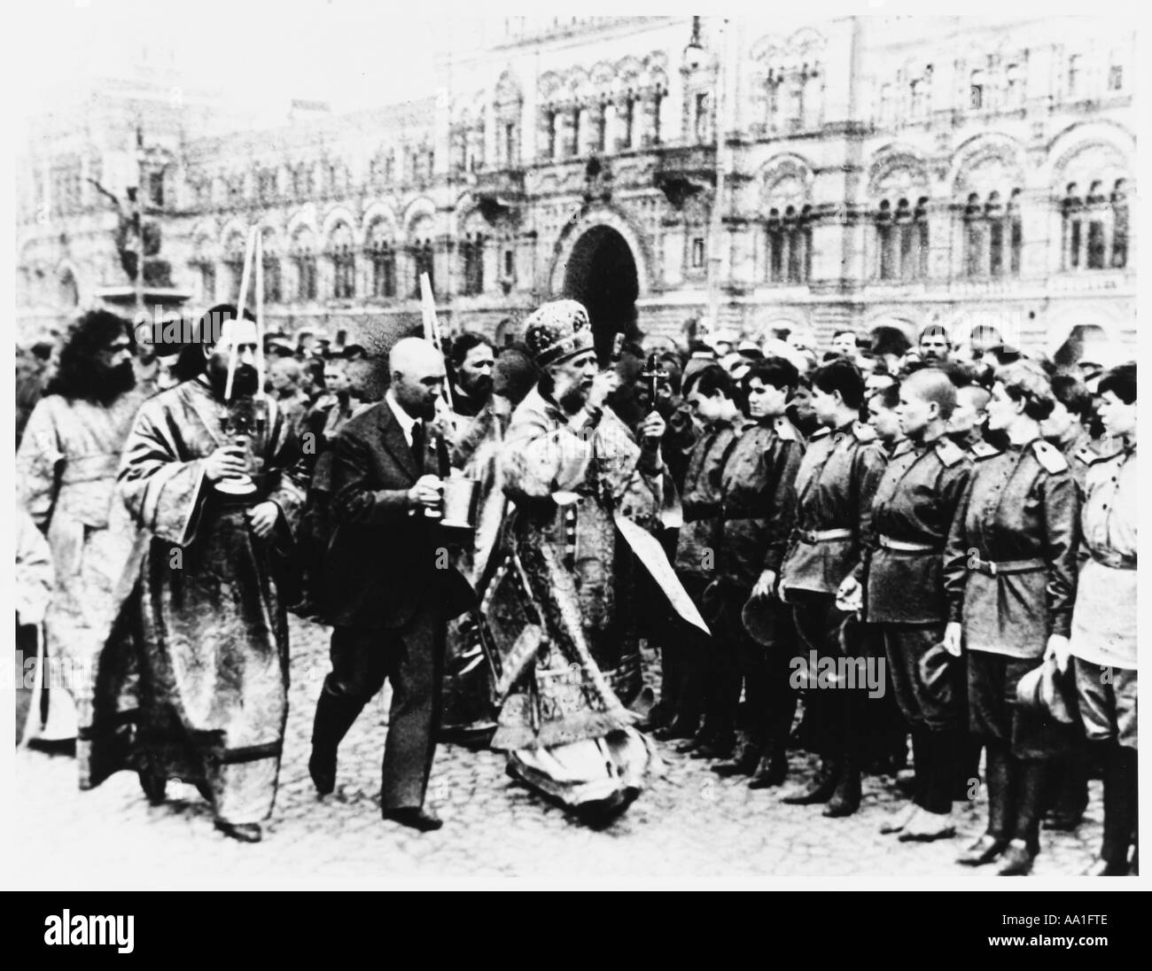 Red square soldiers Black and White Stock Photos & Images - Alamy