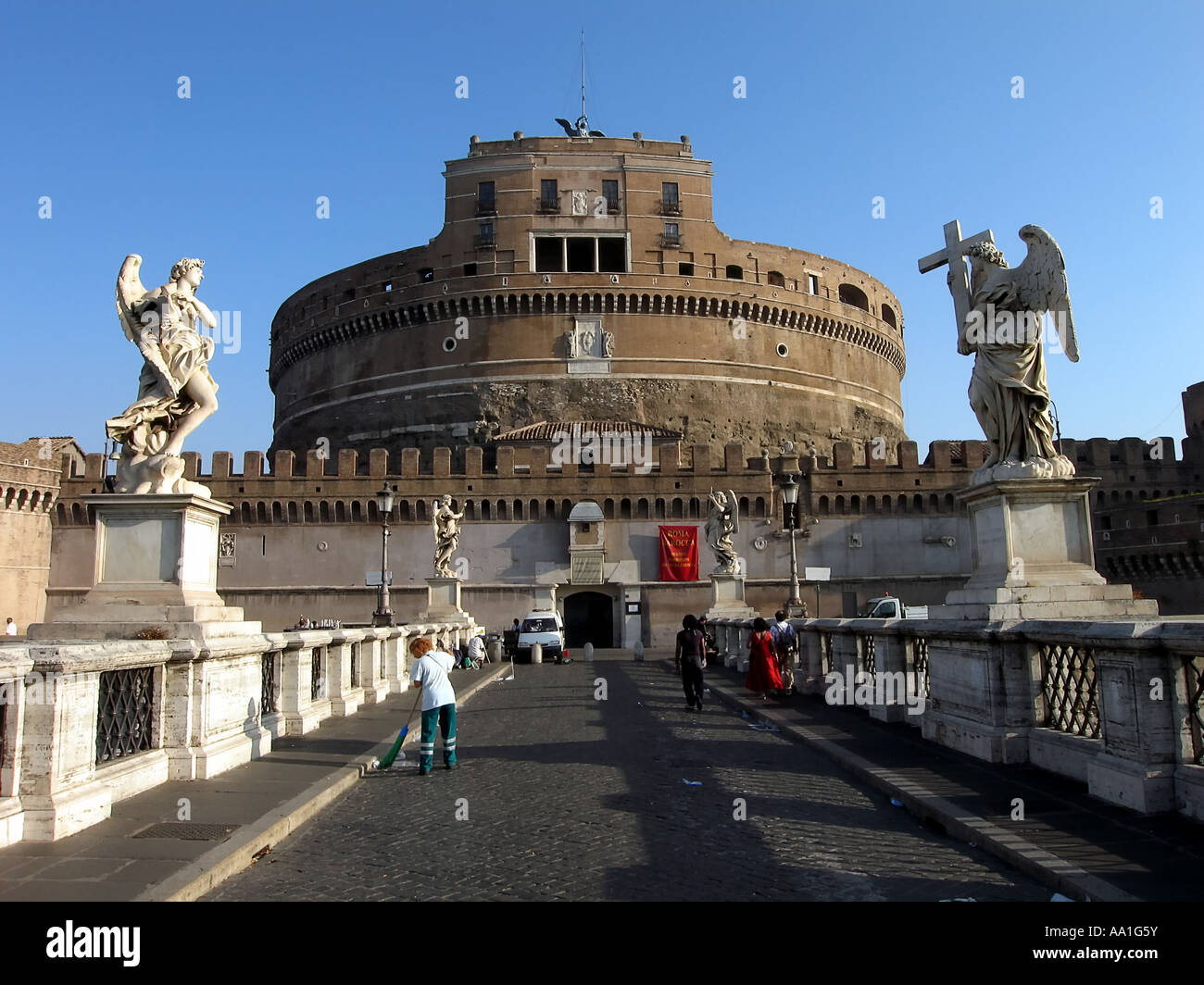 Castel sant Angelo in Rome Italy Stock Photo - Alamy