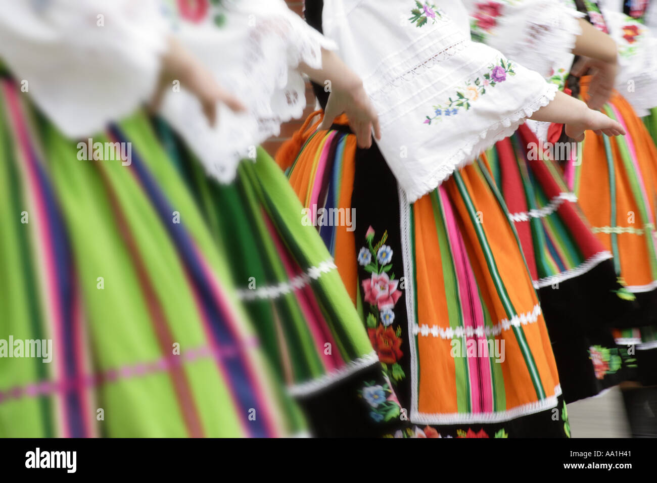 Polish folk dance Lowicz region Poland Stock Photo - Alamy