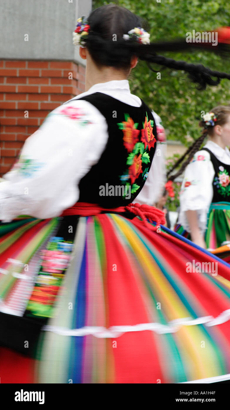 Polish folk dance Lowicz region Poland Stock Photo: 4074830 - Alamy
