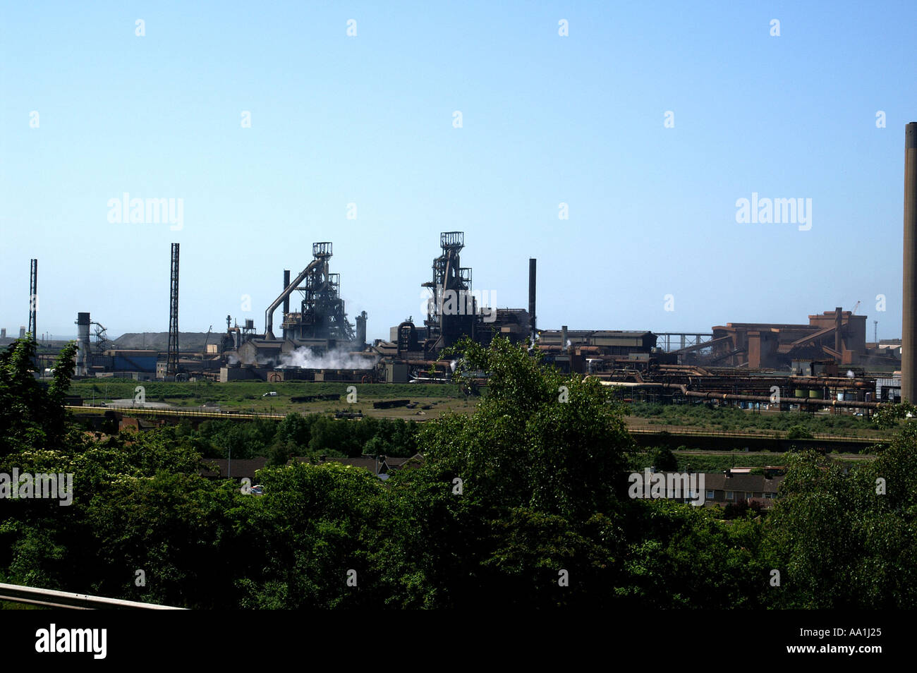 The steelworks at Port Talbot Swansea Wales UK United Kingdom Stock ...