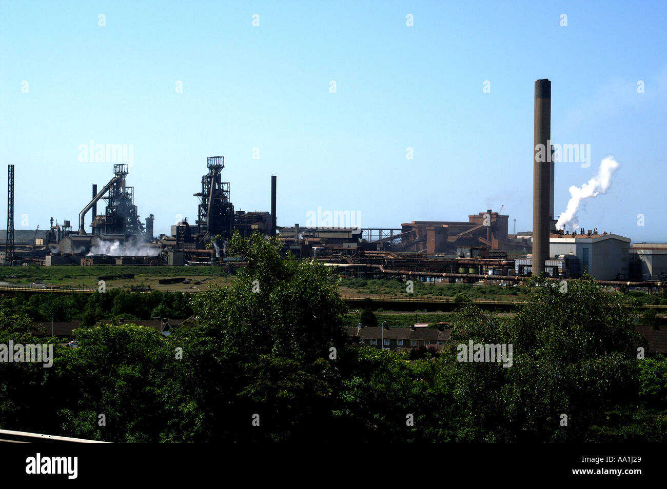 The steelworks at Port Talbot Swansea Wales UK United Kingdom Stock ...