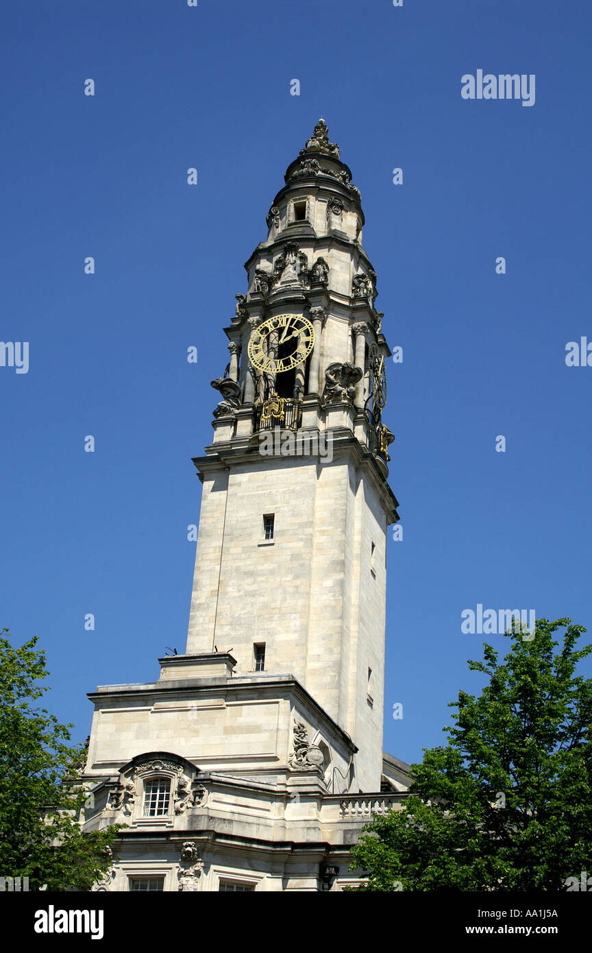 The City hall Cardiff Glamorgan Wales UK Stock Photo - Alamy