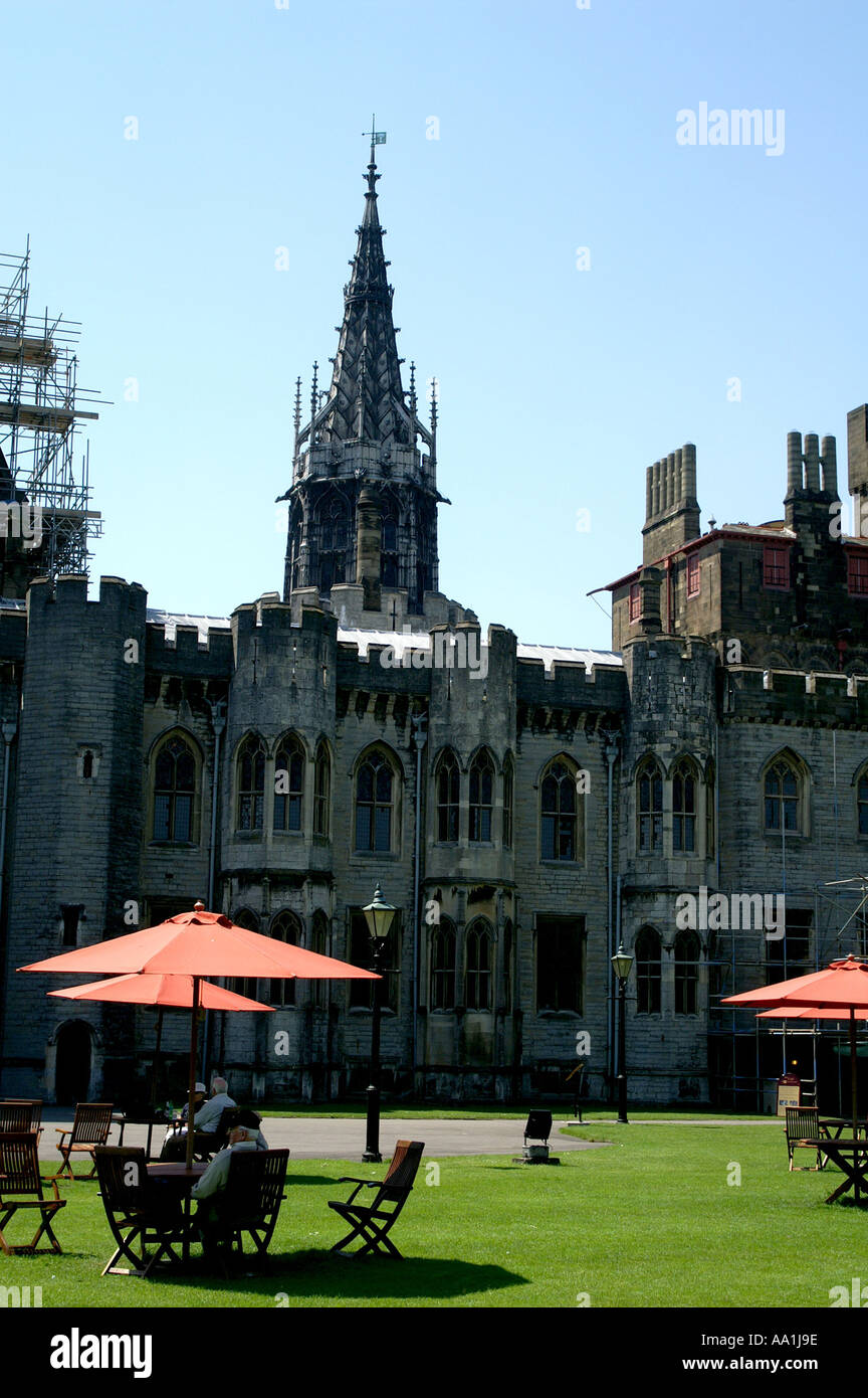 The Castle Cardiff Glamorgan Wales UK Stock Photo - Alamy