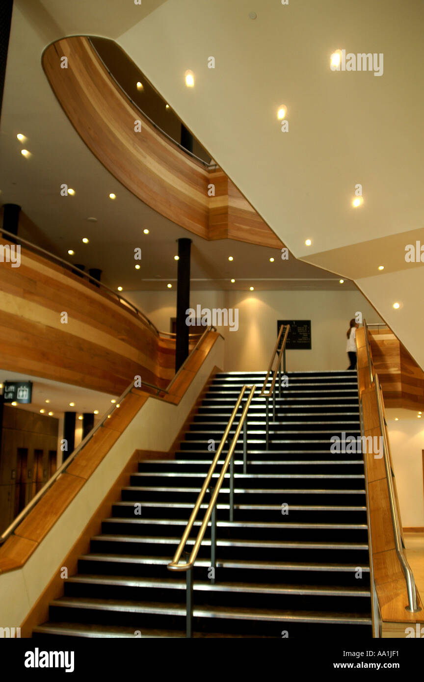 Inside the national theatre The Donald Gordon Theatre of Wales Cardiff ...