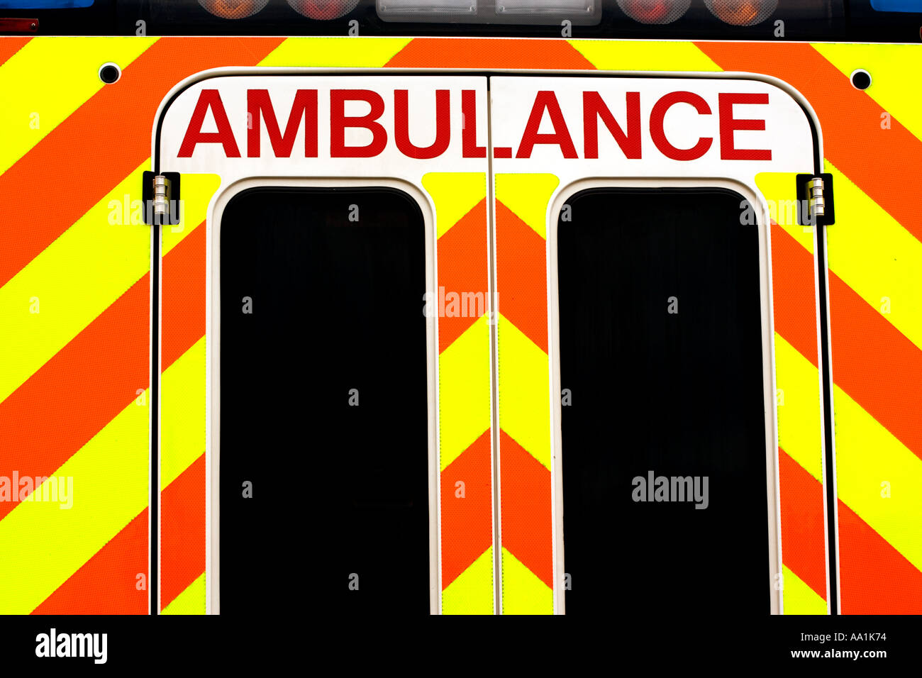 Rear view of ambulance hi-res stock photography and images - Alamy